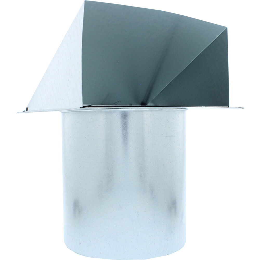 Zephyr - AK00042 - 6" Round Exhaust Cap with Damper and Bird Screen ...