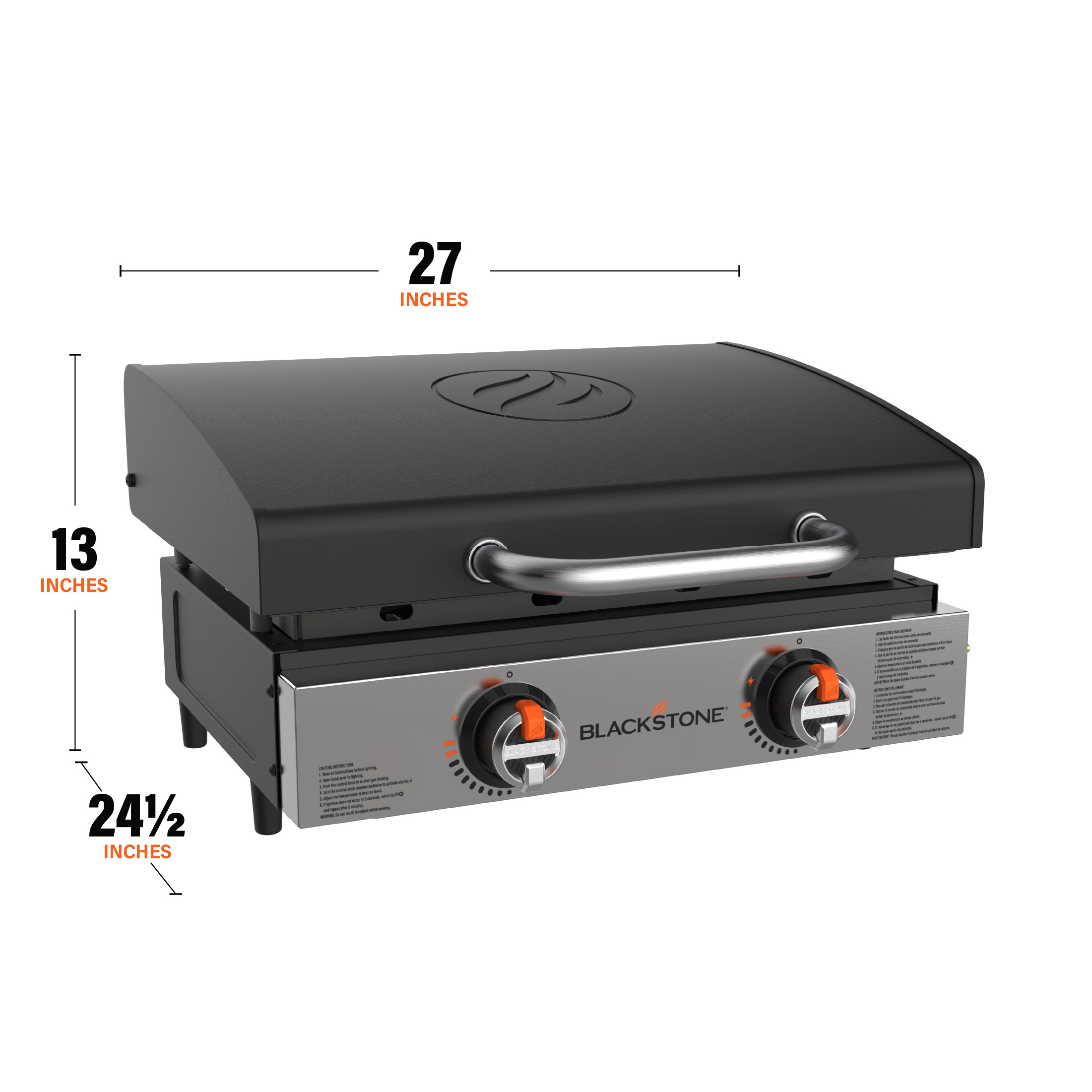 Blackstone - 2205 - Original 22In Blackout Omnivore Stainless Front ...