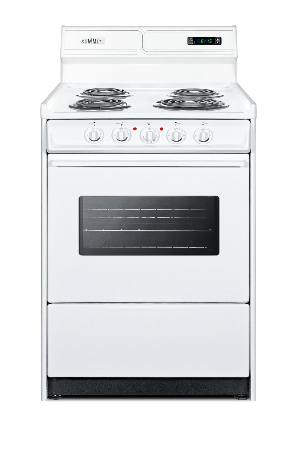 Summit - WEM630KW - 24" Wide Electric Coil Top Range-WEM630KW ...