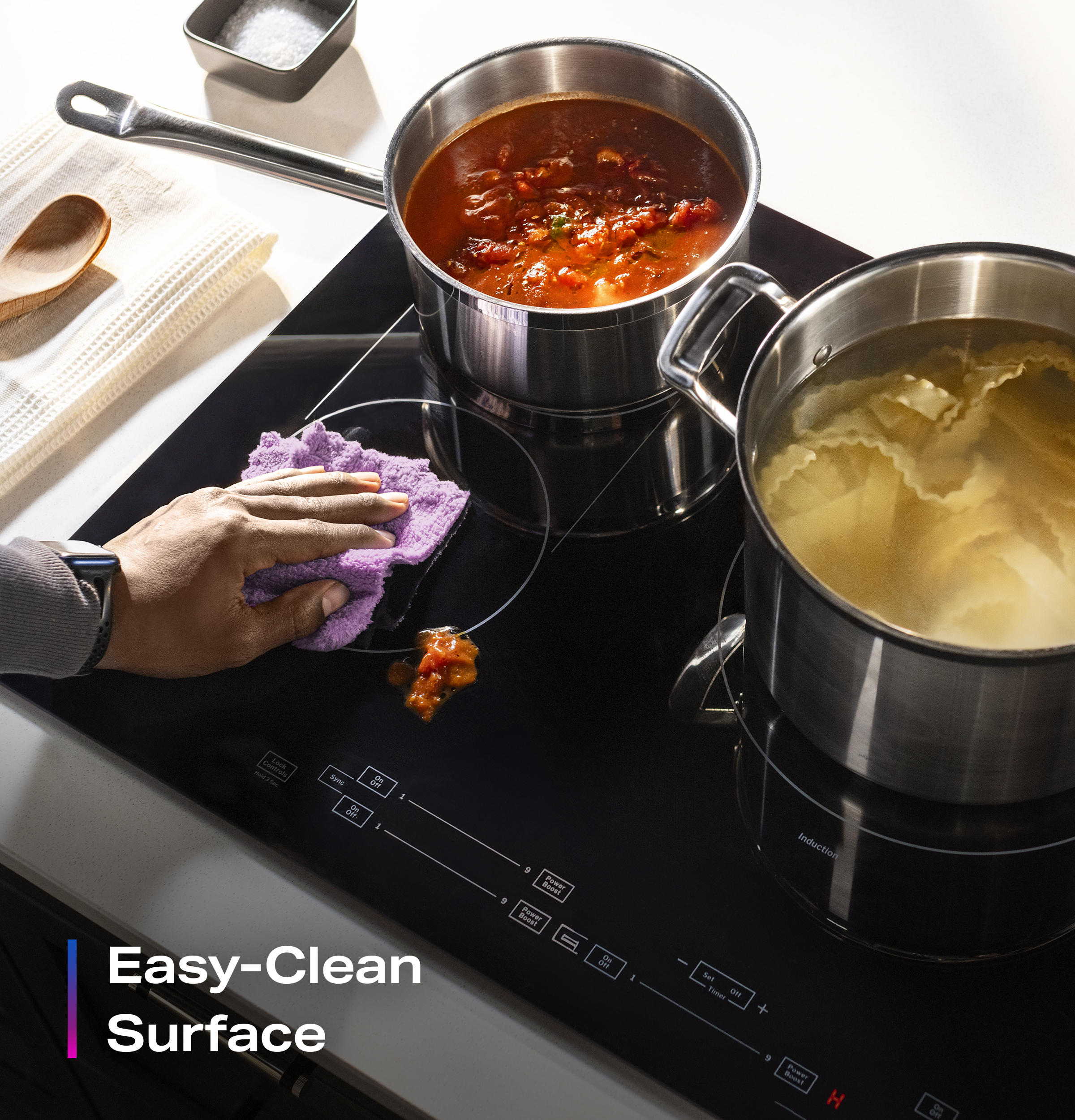 GE Profile Induction Cooktops Cooktop PHP6030DWBB | Kelsey's Appliance