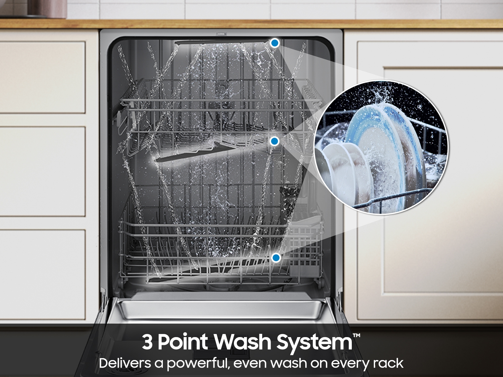 Samsung - DW80CG4051SR - AutoRelease 51dBA Fingerprint Resistant ...