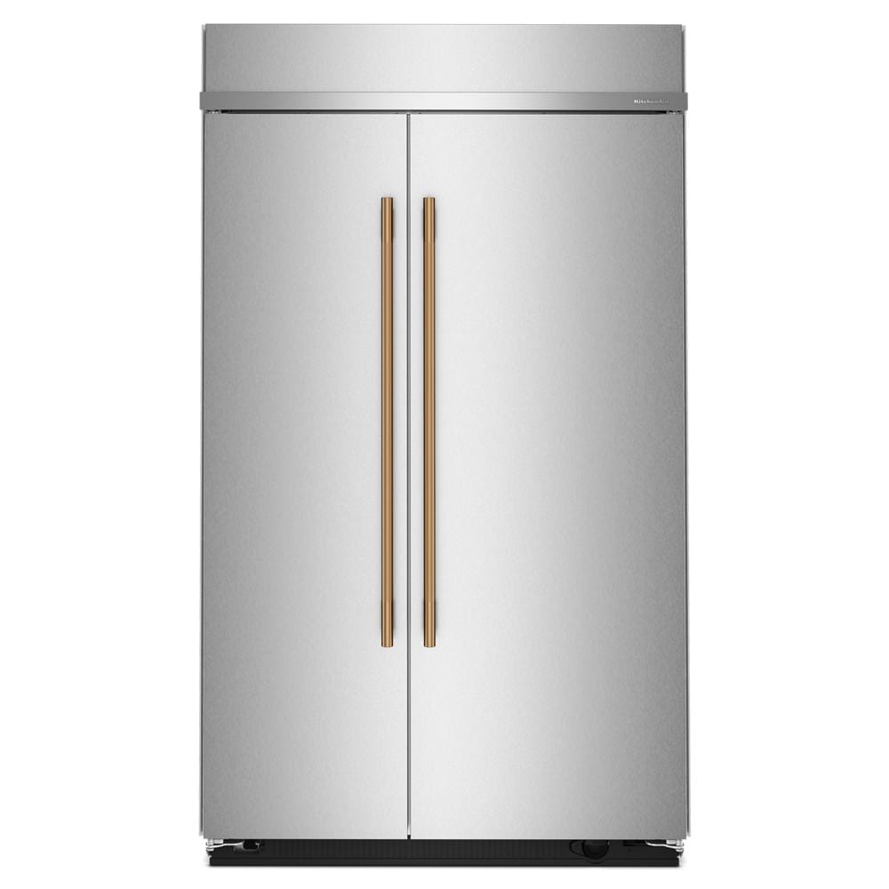 KitchenAid - KBSN748SPS - 48" Built-In Side-by-Side Refrigerator with ...
