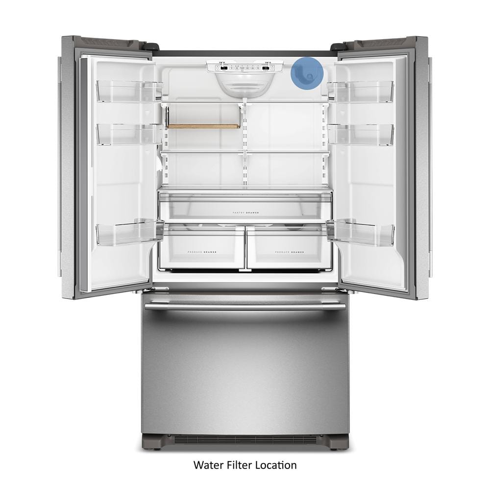 KitchenAid - KRFC136SPS - 20 Cu. Ft. 36-Inch Counter-Depth French Door ...