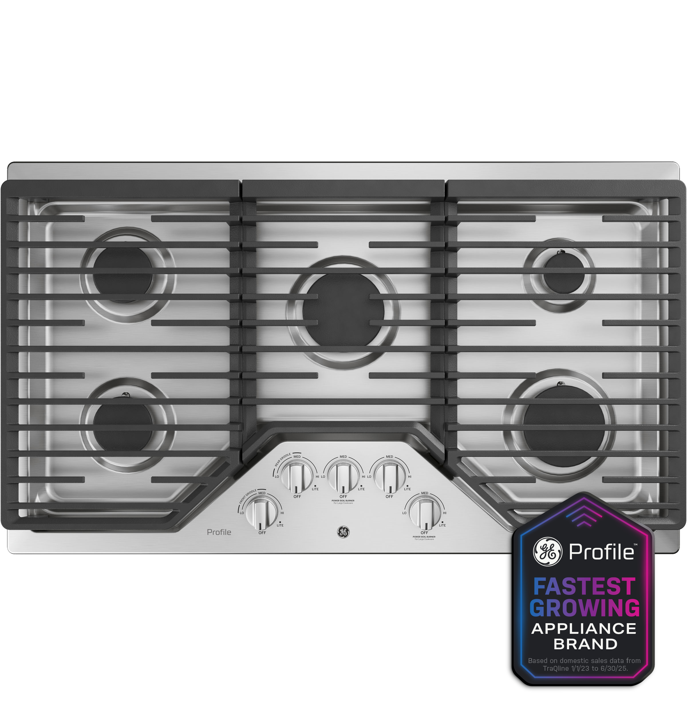 GE Profile - PGP7036SLSS - GE Profile™ 36" Built-In Gas Cooktop with ...