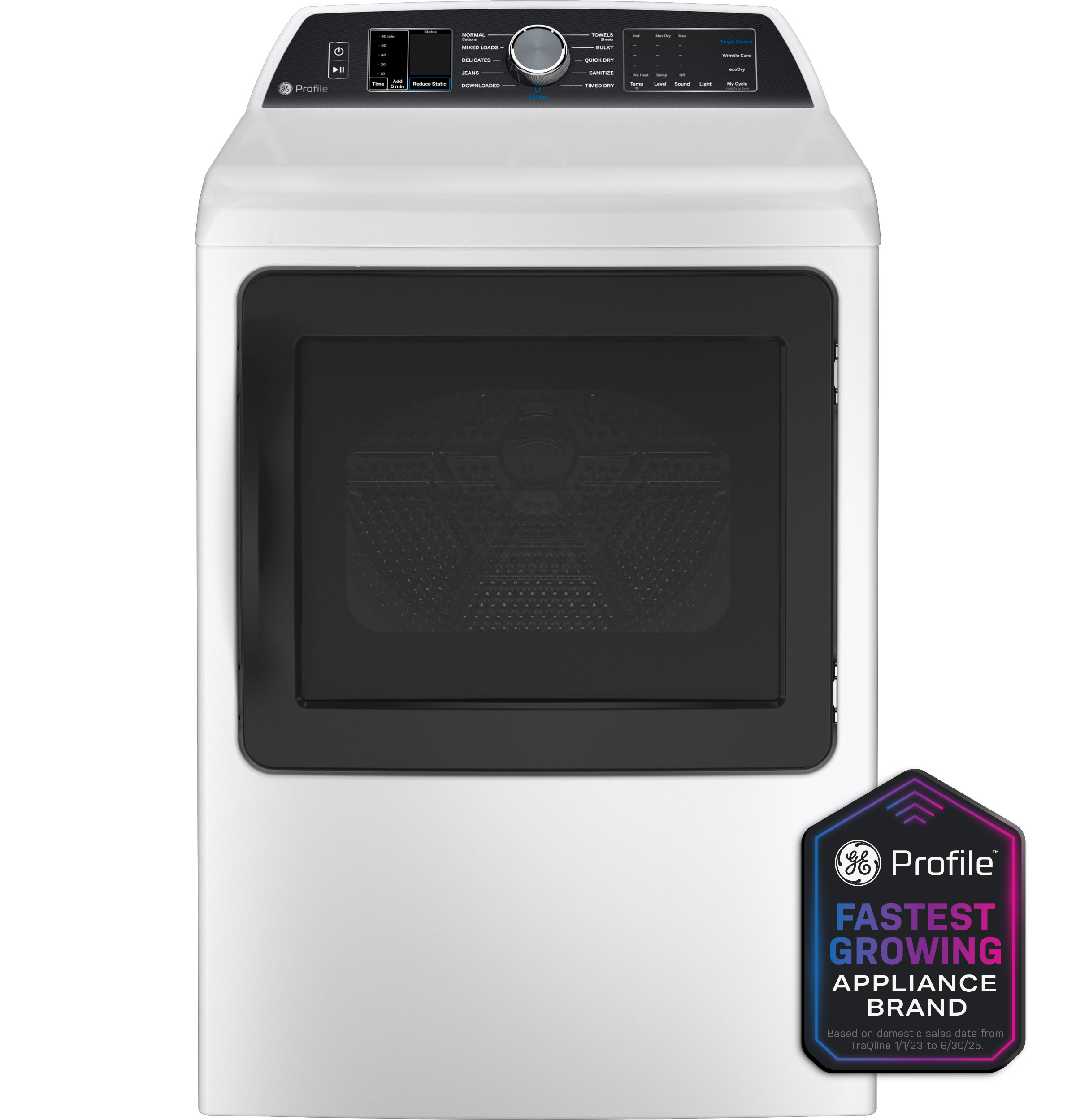 GE Profile Electric Dryers Dryer PTD70EBSTWS | Shore Appliance Connection