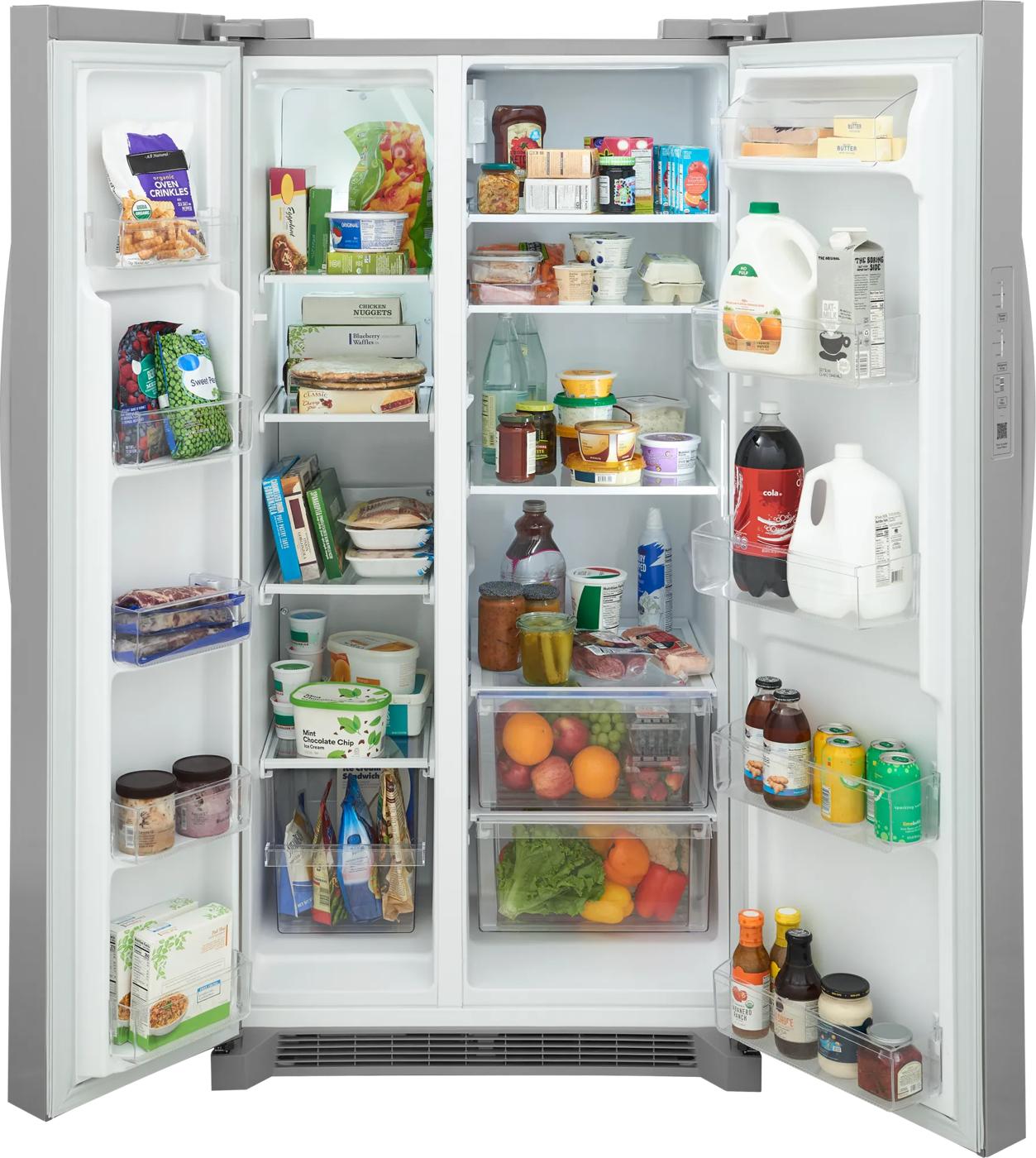 Frigidaire - FRSN2610AF - 26 Cu. Ft. 36" Standard-Depth Side-by-Side ...