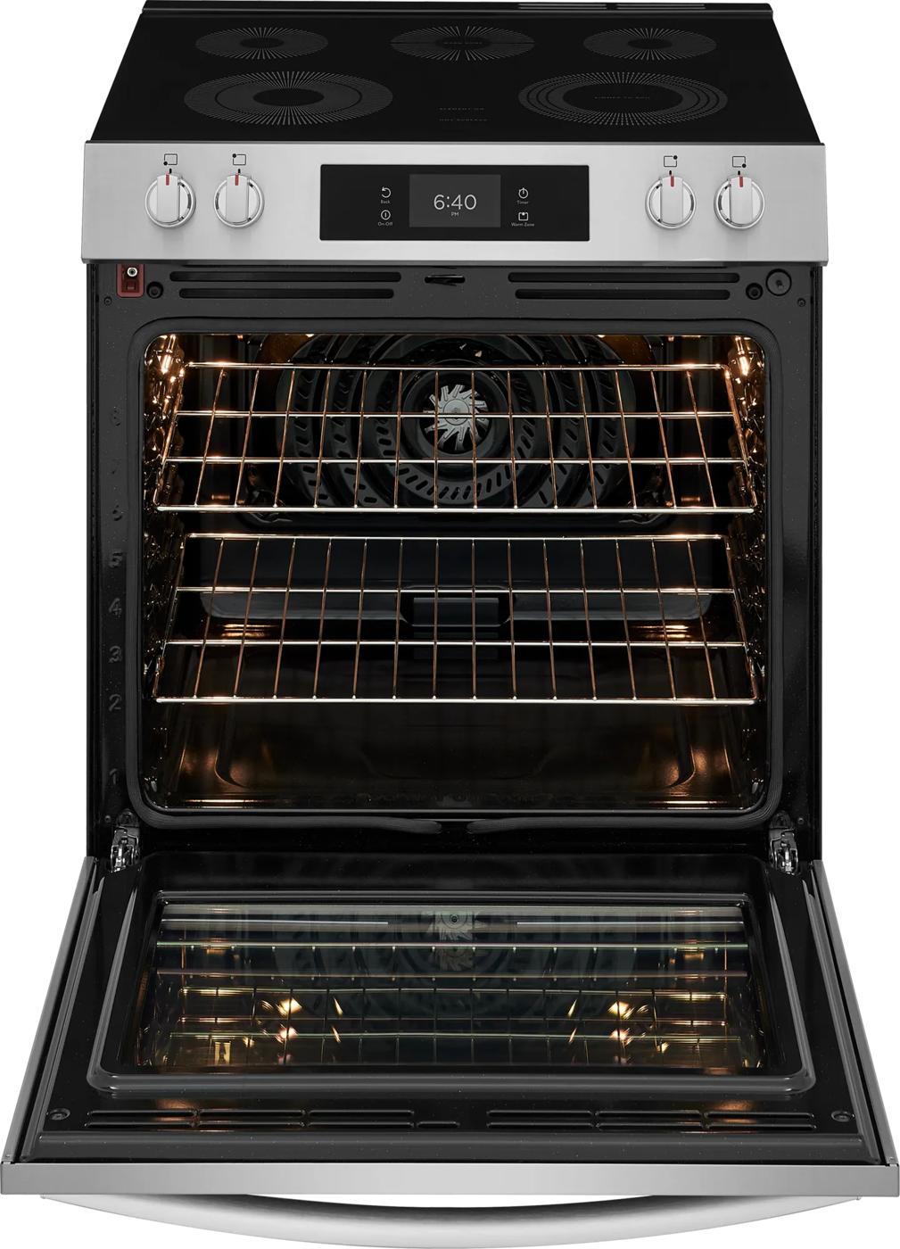 Frigidaire Gallery - GCFE3070BF - 30" Electric Range with Stone-Baked ...