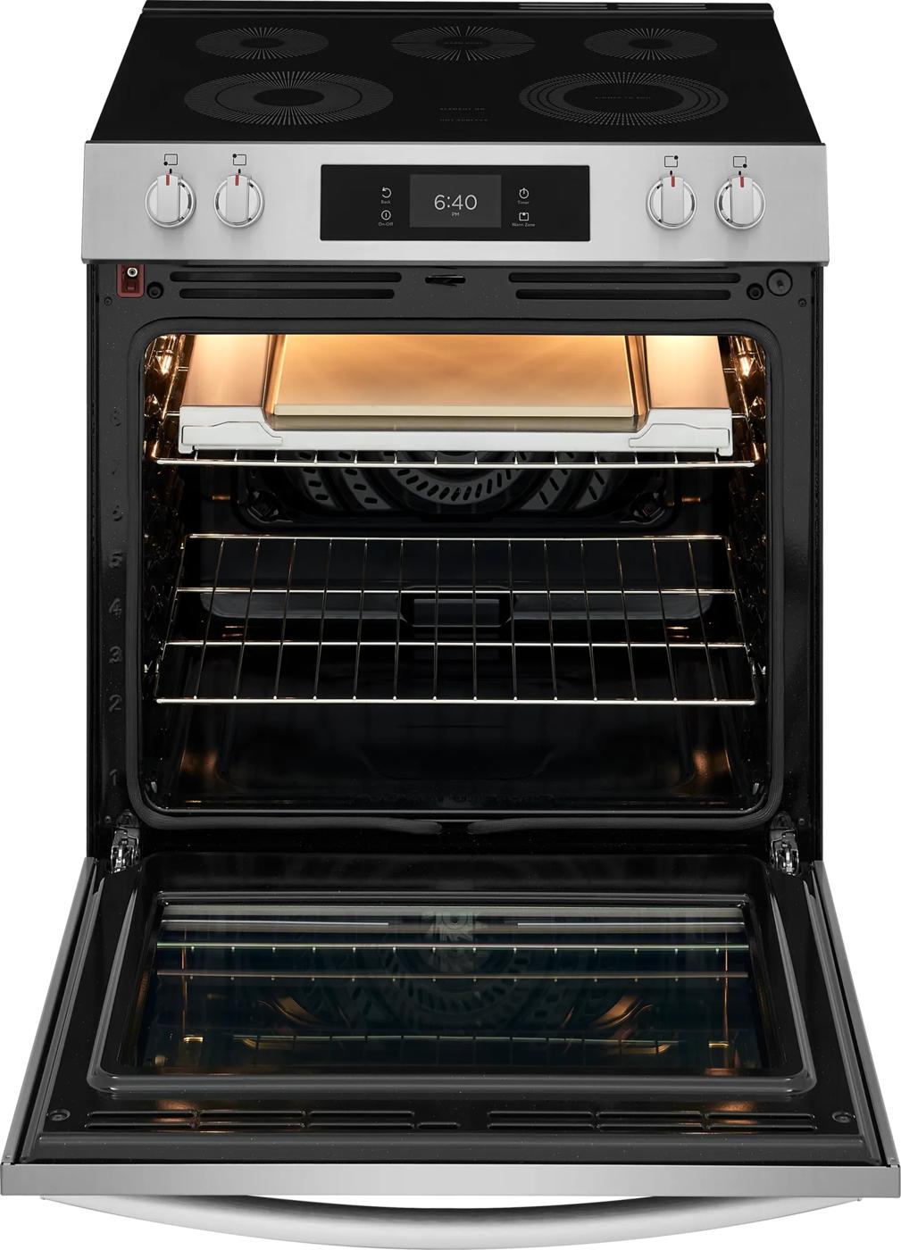 Frigidaire Gallery - GCFE3070BF - 30" Electric Range with Stone-Baked ...