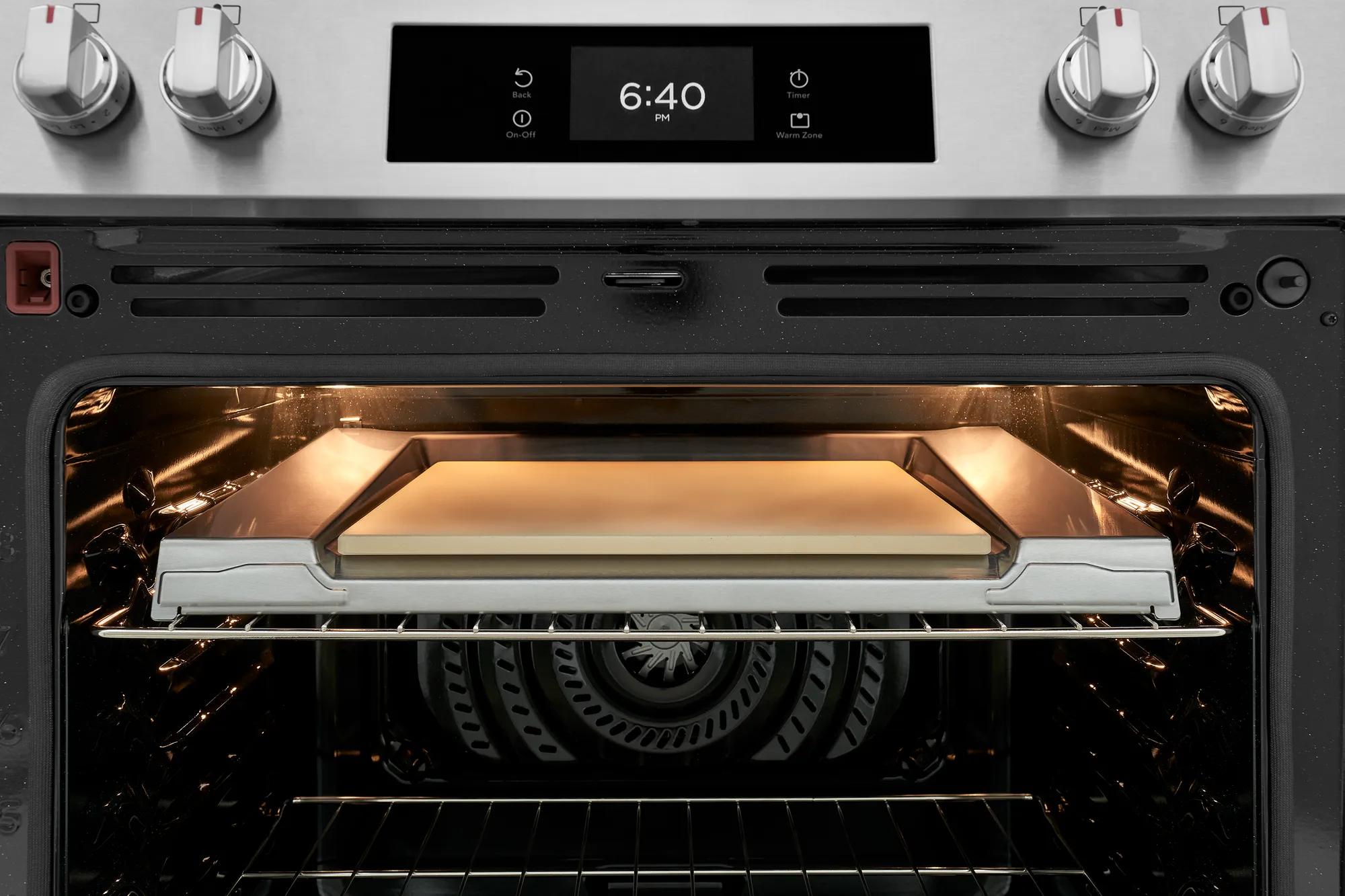 Frigidaire Gallery - GCFE3070BF - 30" Electric Range with Stone-Baked ...