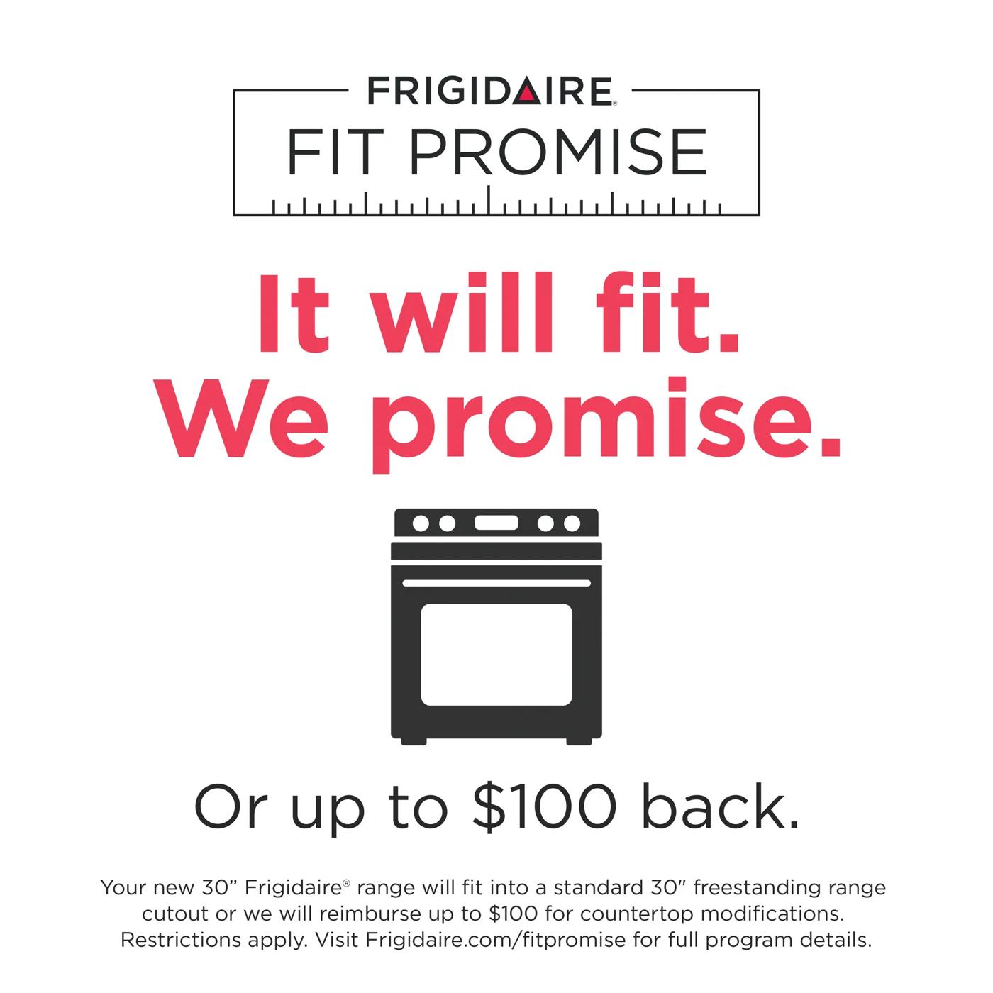Frigidaire Gallery - GCFE3070BF - 30" Electric Range with Stone-Baked ...