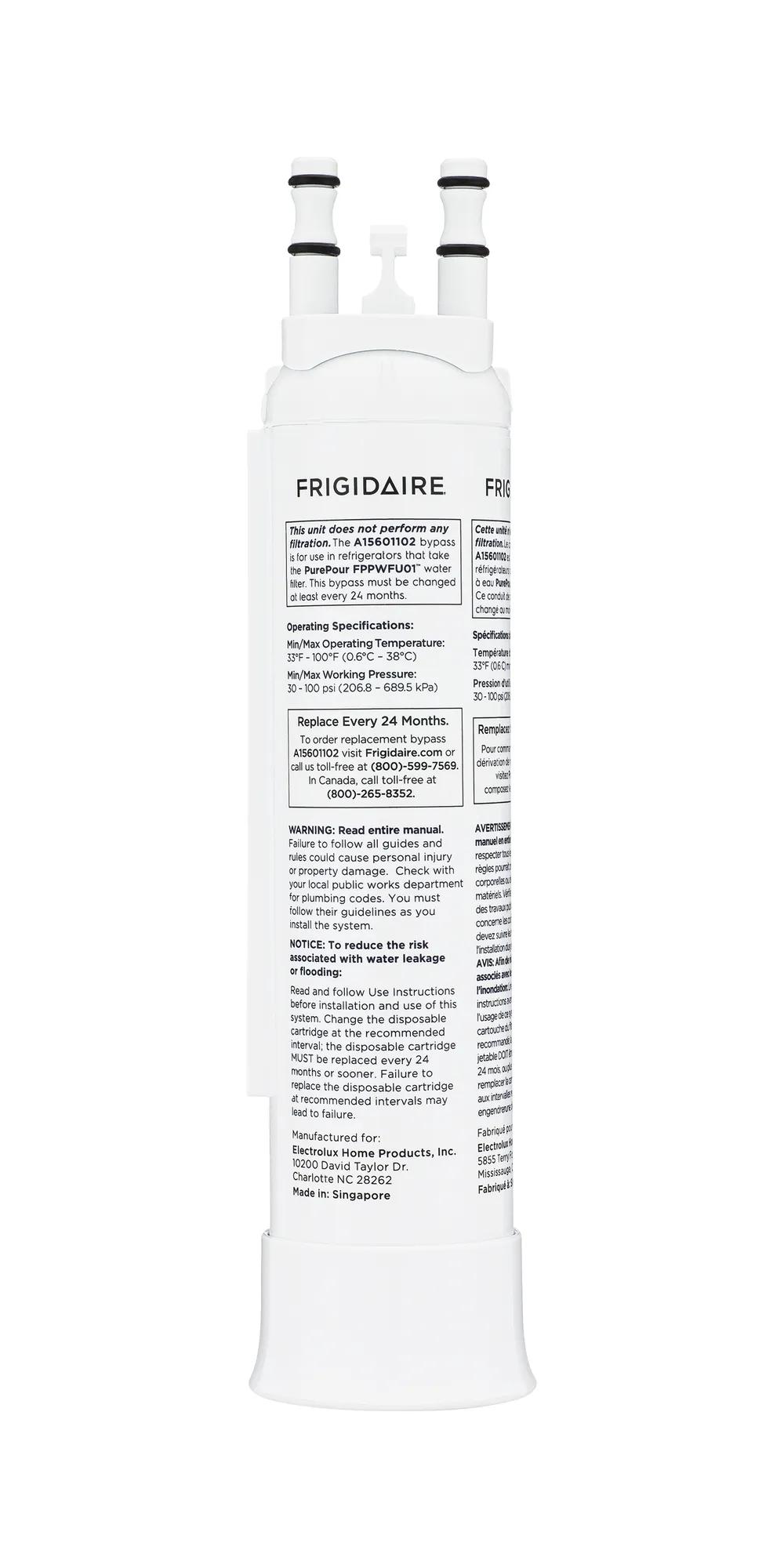 Frigidaire - A15601102 - PurePour™ Water Filter Bypass for PWF-1 ...