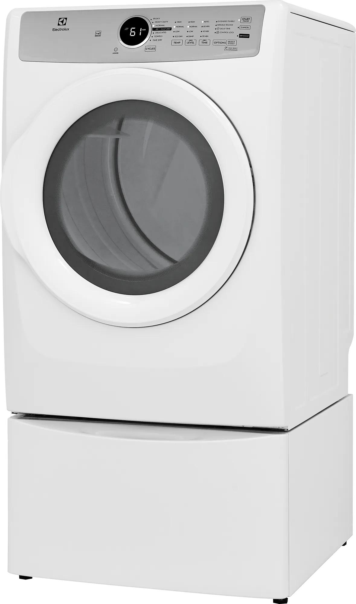 Electrolux - ELFE7337AW - Front Load Electric Dryer – 8.0 Cu. Ft ...
