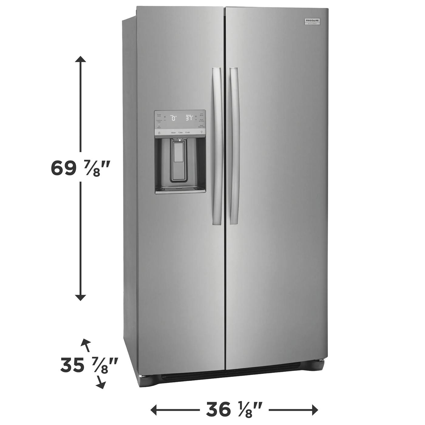 Frigidaire Gallery Side by Side Refrigeration GRSS2652AF | Shore ...
