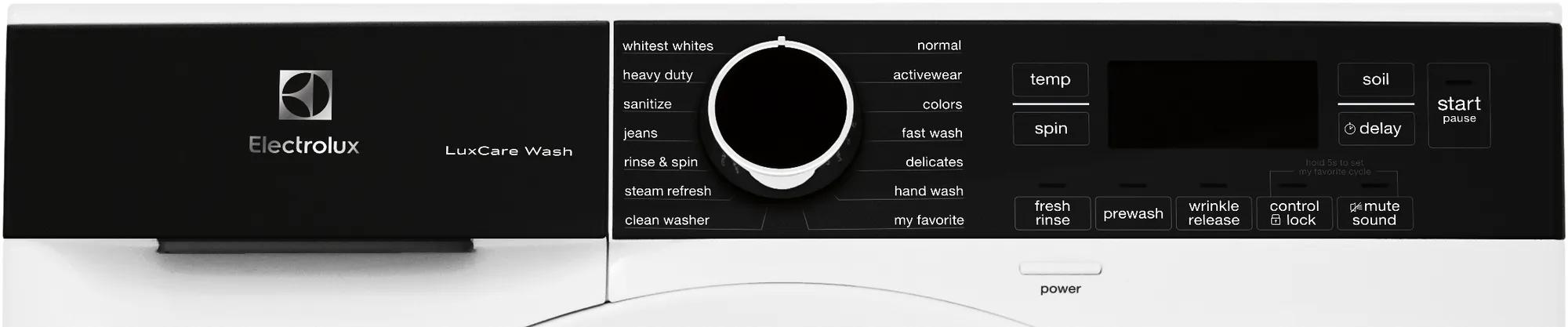 Electrolux - ELFW4222AW - 24" Compact Washer with LuxCare Wash System ...