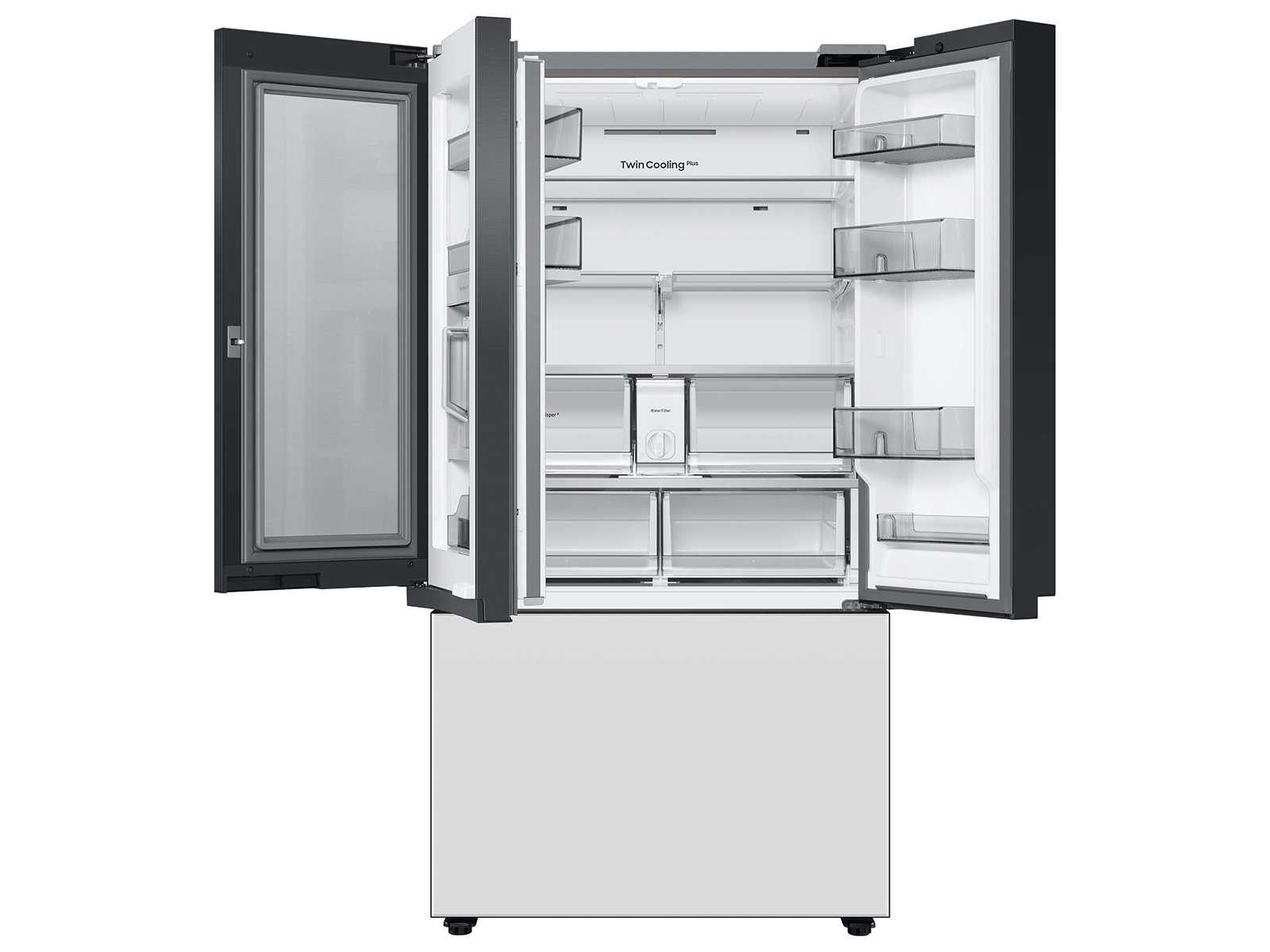 Samsung - RF30BB660012 - Bespoke 3-Door French Door Refrigerator (30 cu ...