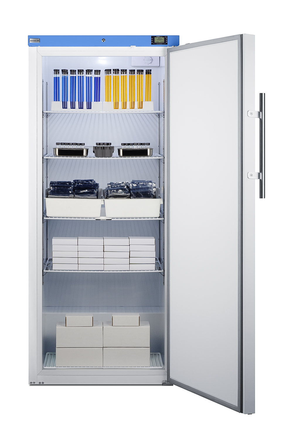 Summit - UFM19W - 18 cu.ft. Upright Manual Defrost Freezer-UFM19W ...