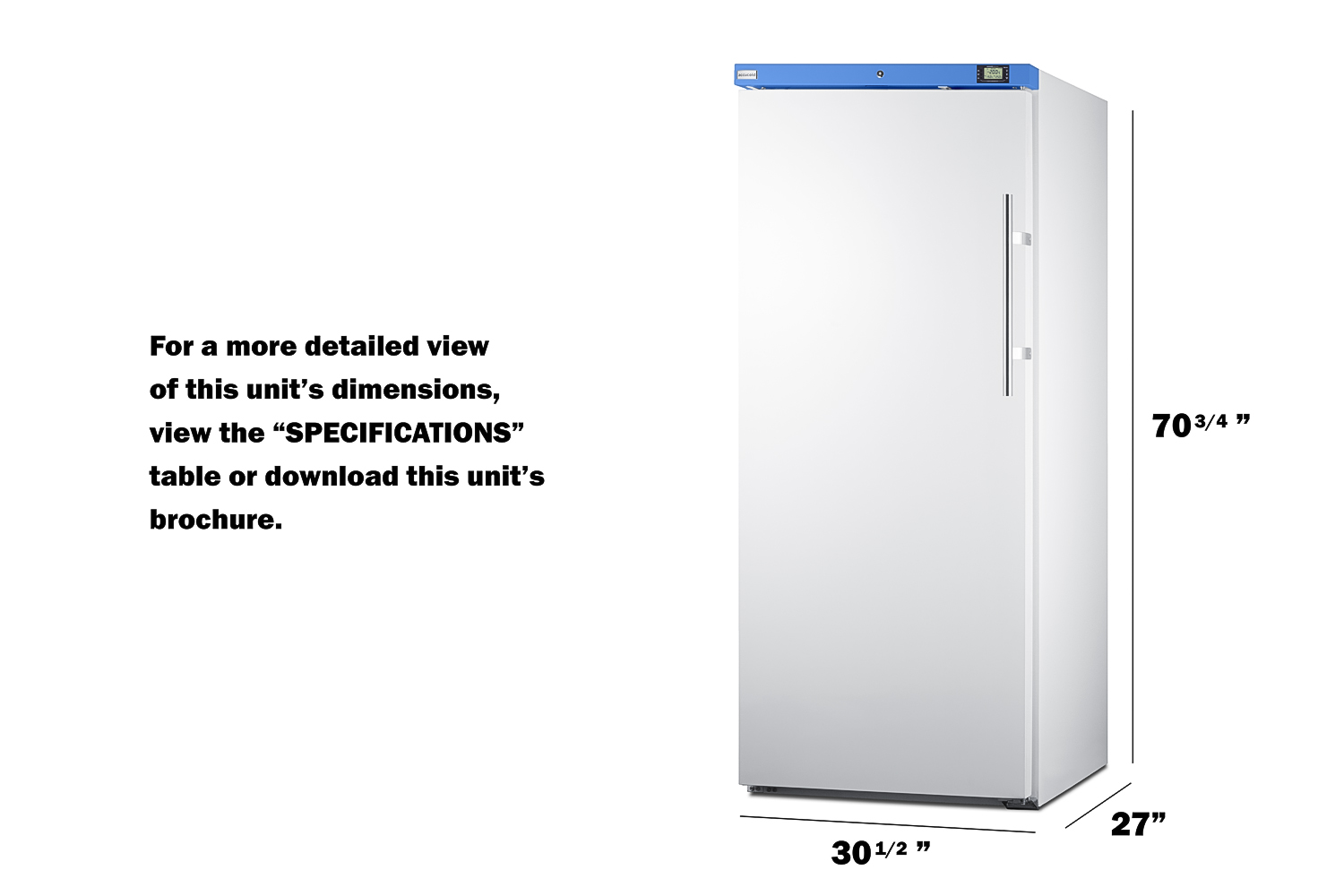 Summit Commercial Freezers Freezer AFM19W | Voss TV & Appliance in ...
