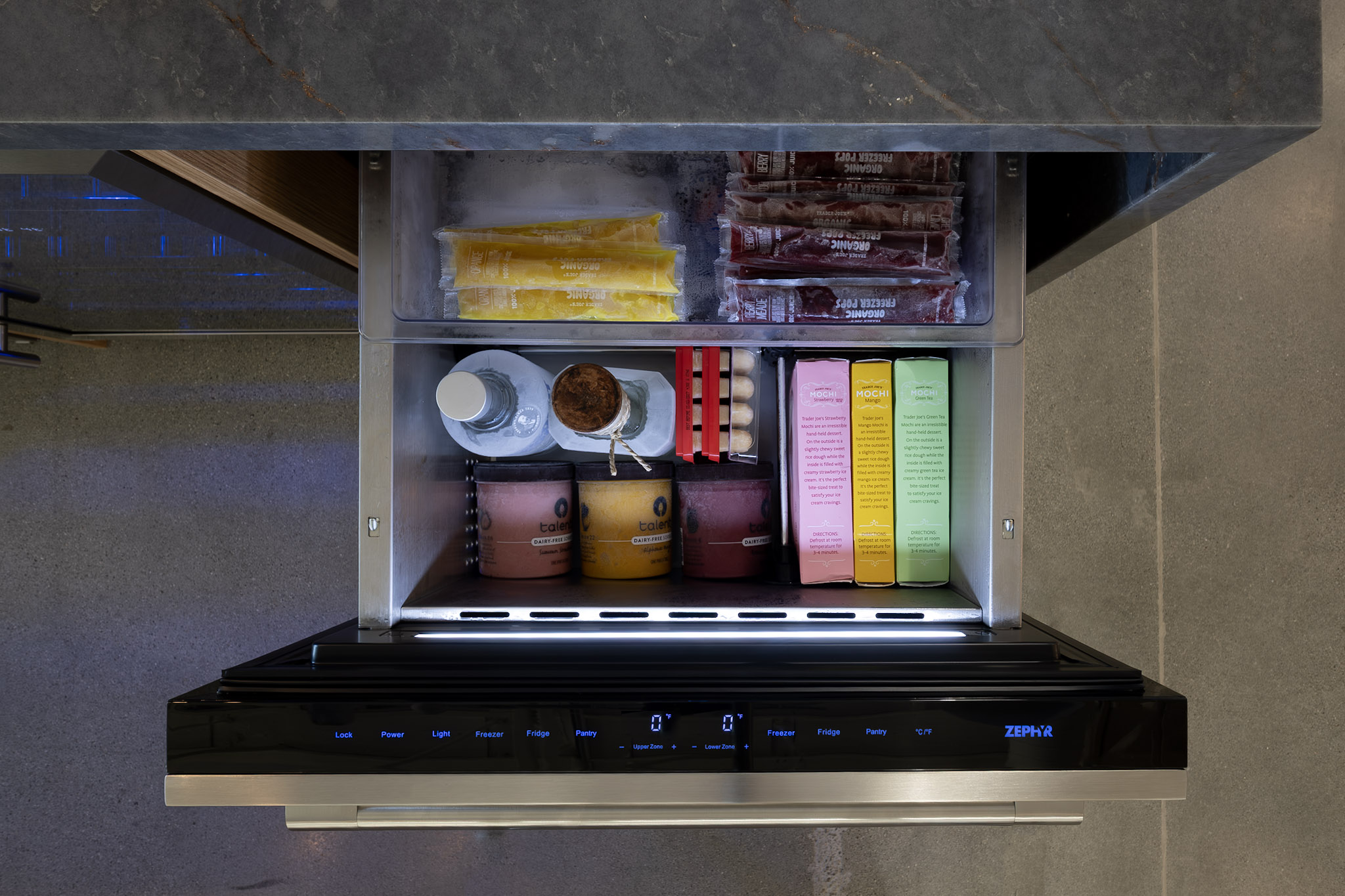 Zephyr Drawer/Under Counter Refrigerators Refrigeration PRRFD24C2AP ...