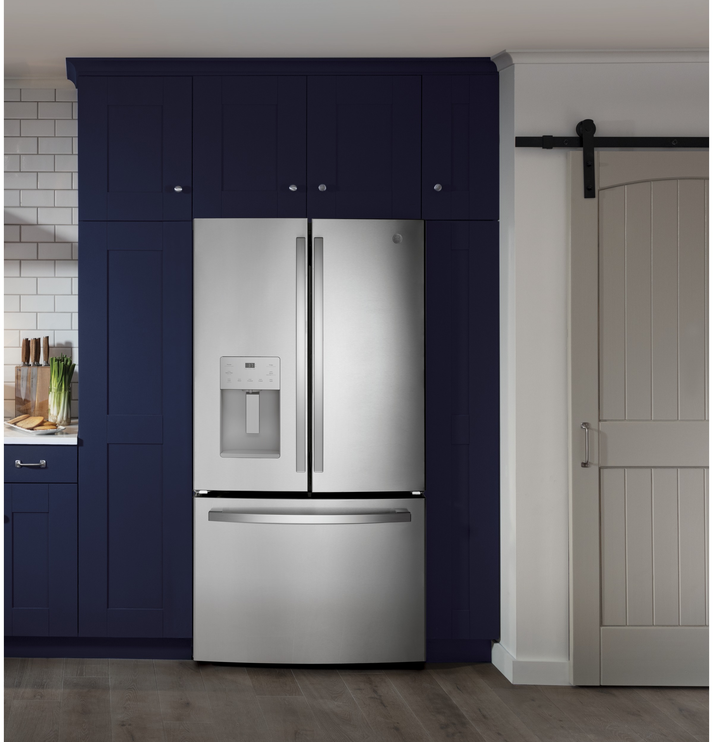 GE - GFE26JYMFS - GE ENERGY STAR 25.7 Cu. Ft. Fingerprint Resistant ...