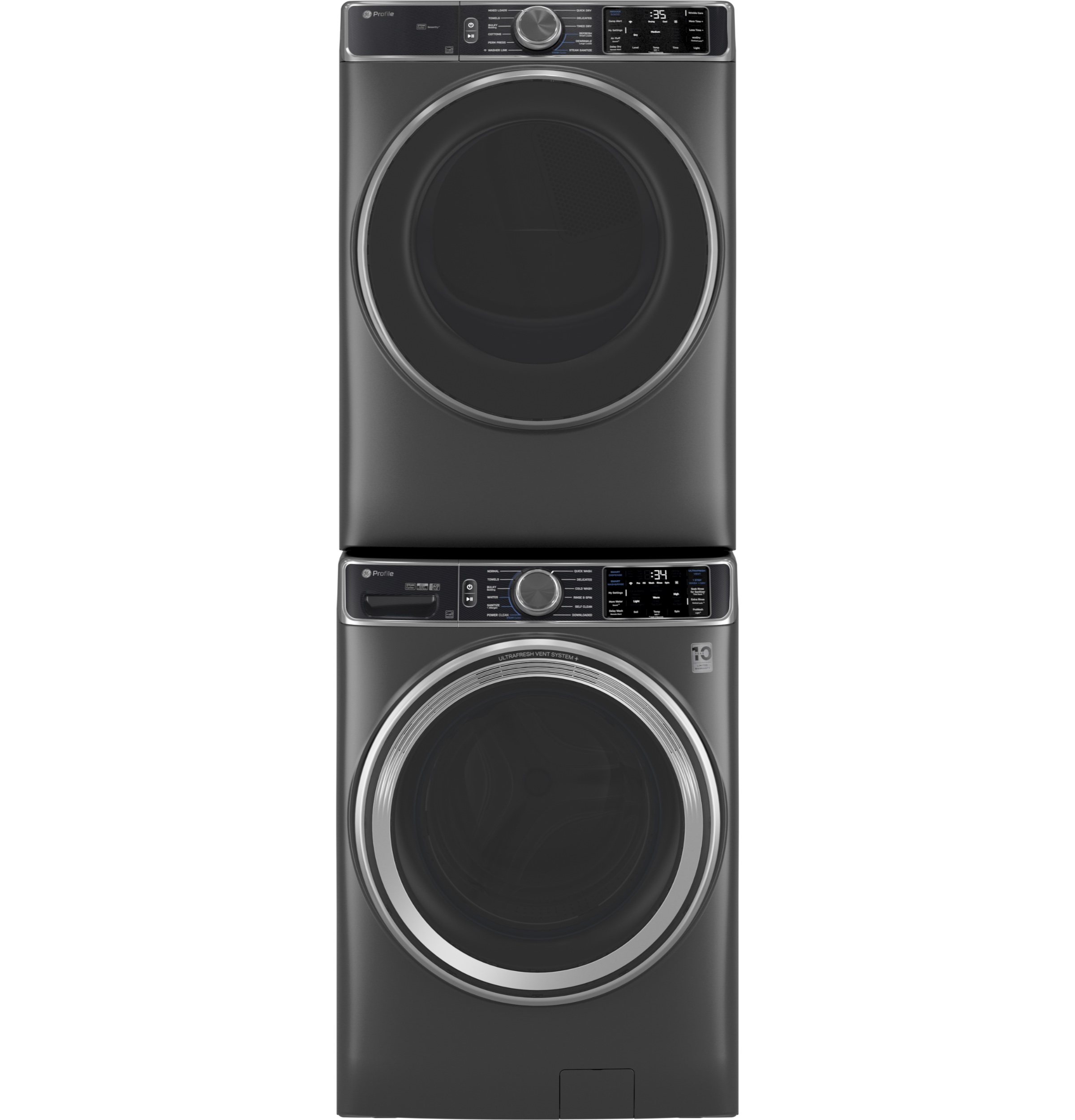 GE Profile - PFW955SPWDS - GE Profile™ 5.5 cu. ft. Capacity Smart Front ...