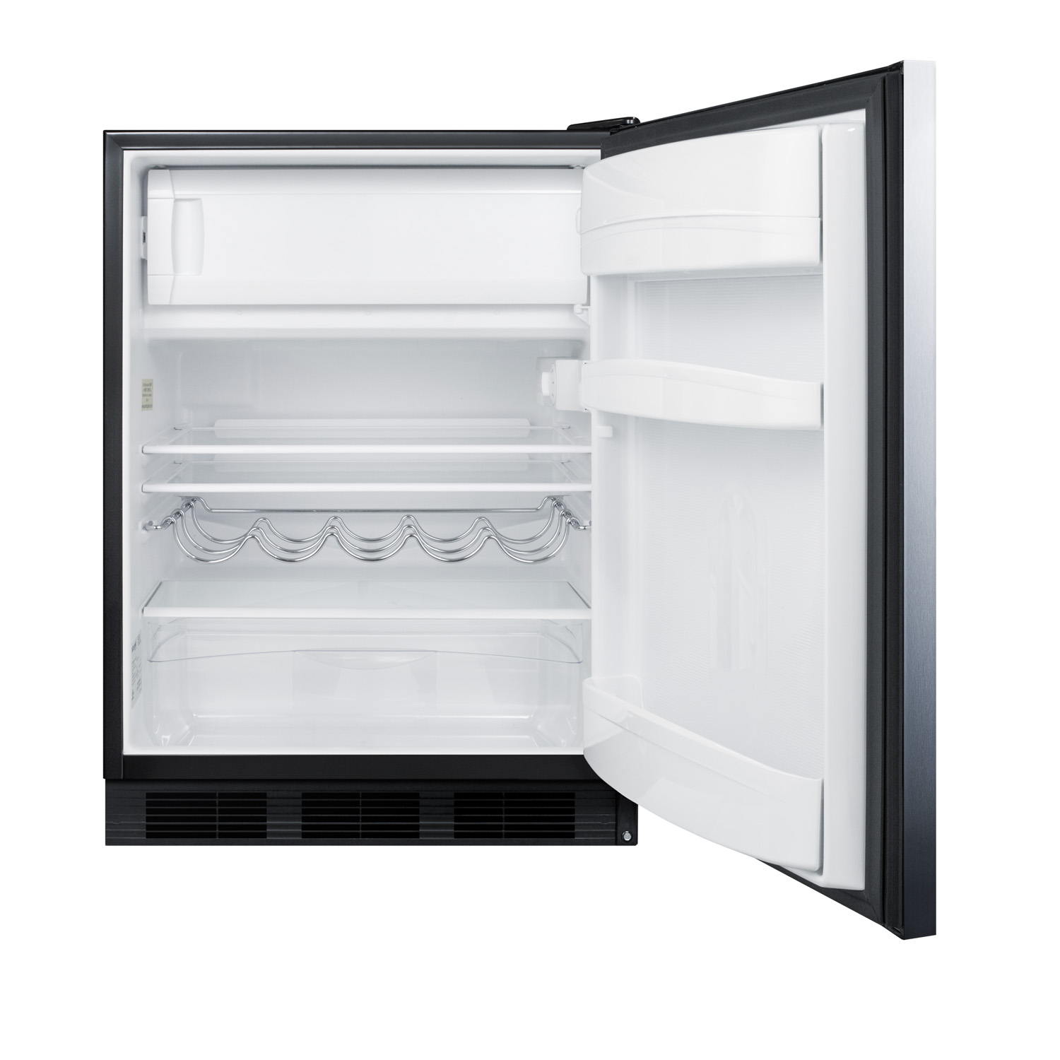 Summit - CT663BKSSHHADA - 24" Wide Refrigerator-Freezer, ADA Compliant ...