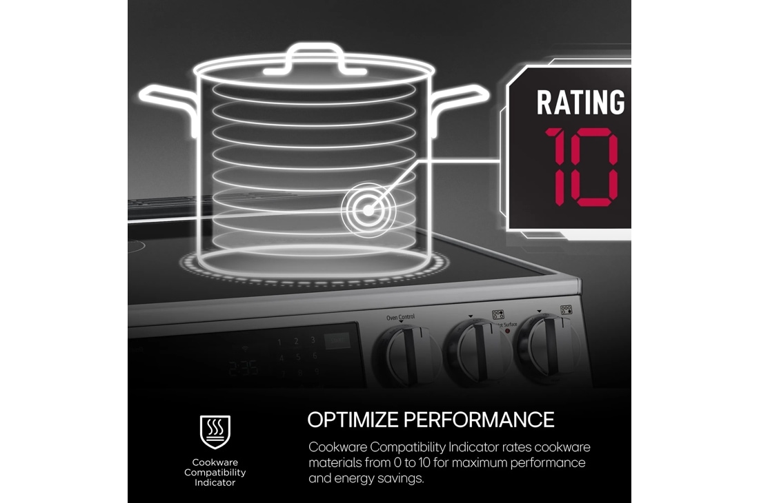 LG - LSIL6334FE - 6.3 cu. ft. Smart Induction Slide-in Range with ...