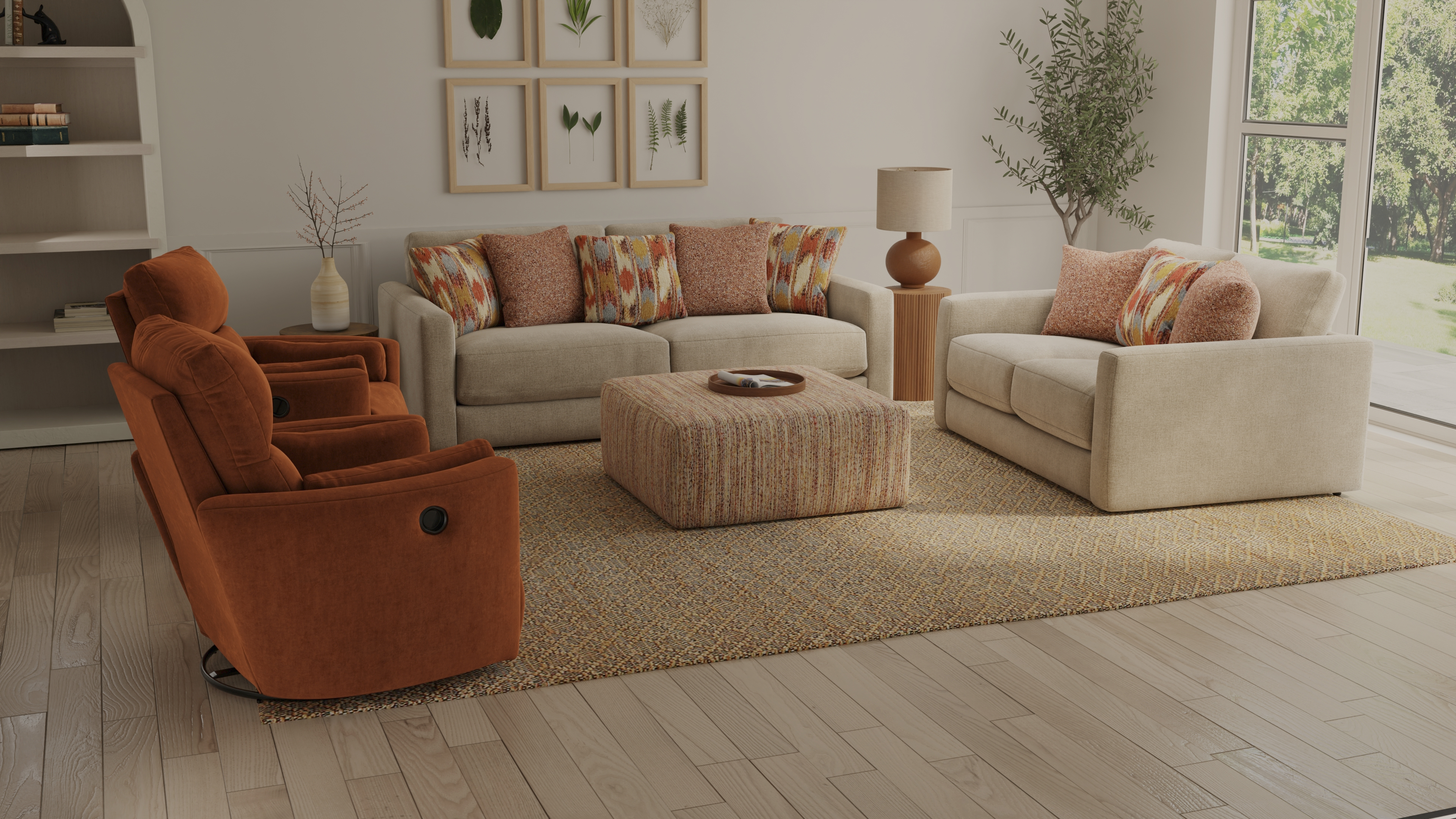 Jackson Furniture - 212502 2350-28/2971-28 - Avondale Loveseat-212502 ...