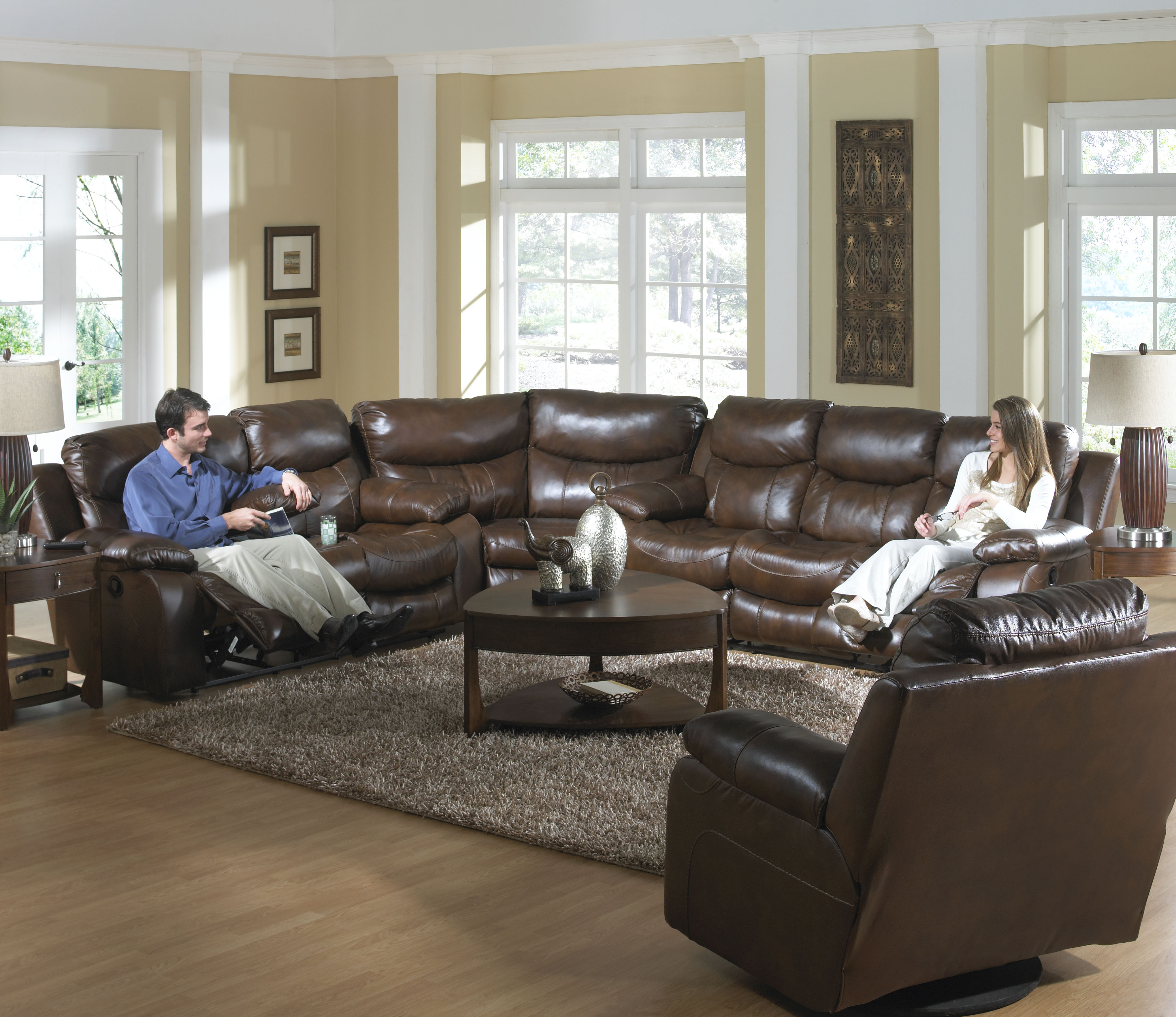 Catnapper - 64951 1246-19/3046-19 - Dallas Power Reclining Sofa-64951 ...