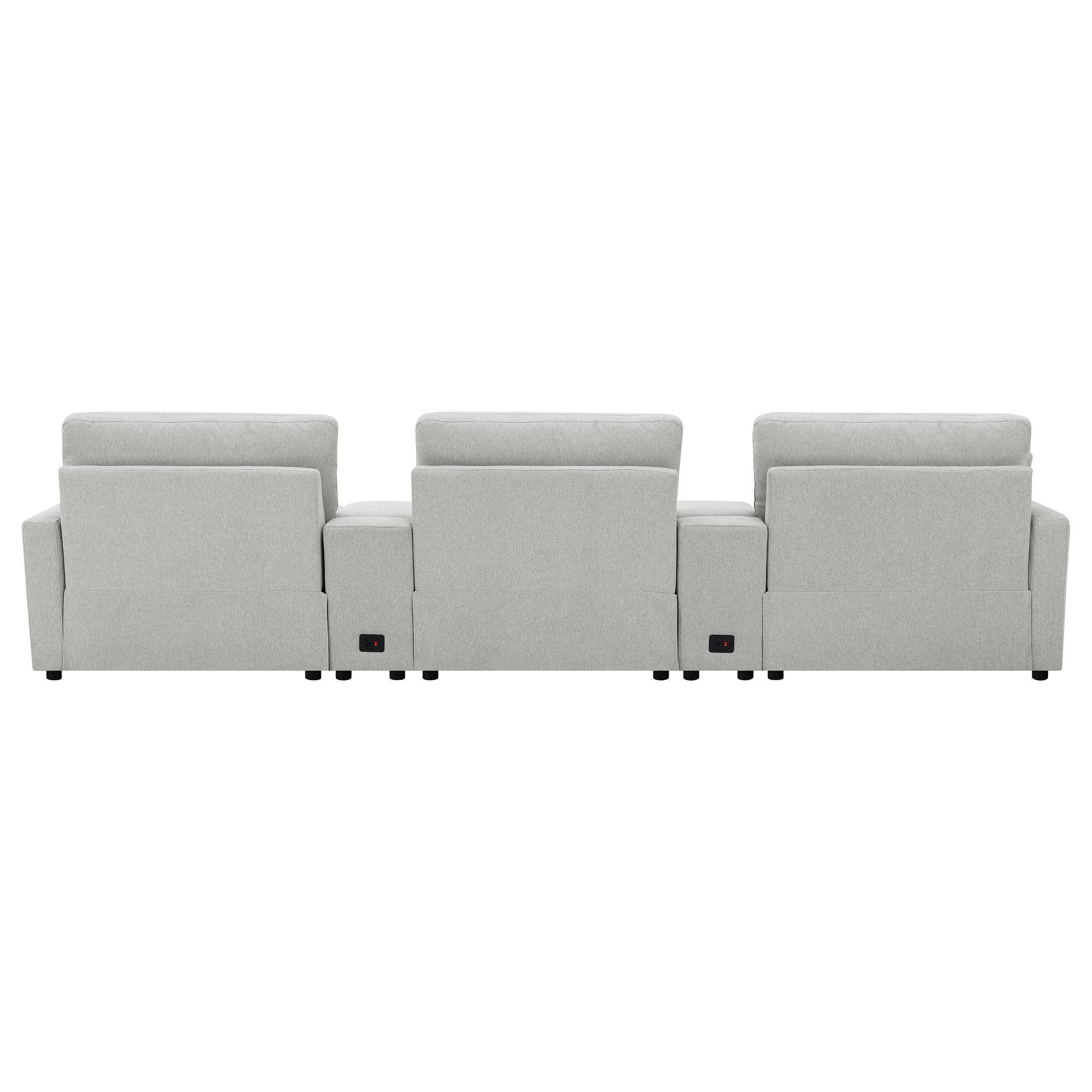 Coaster - 609561PT - Collins 5-piece Power Reclining Home Theater ...