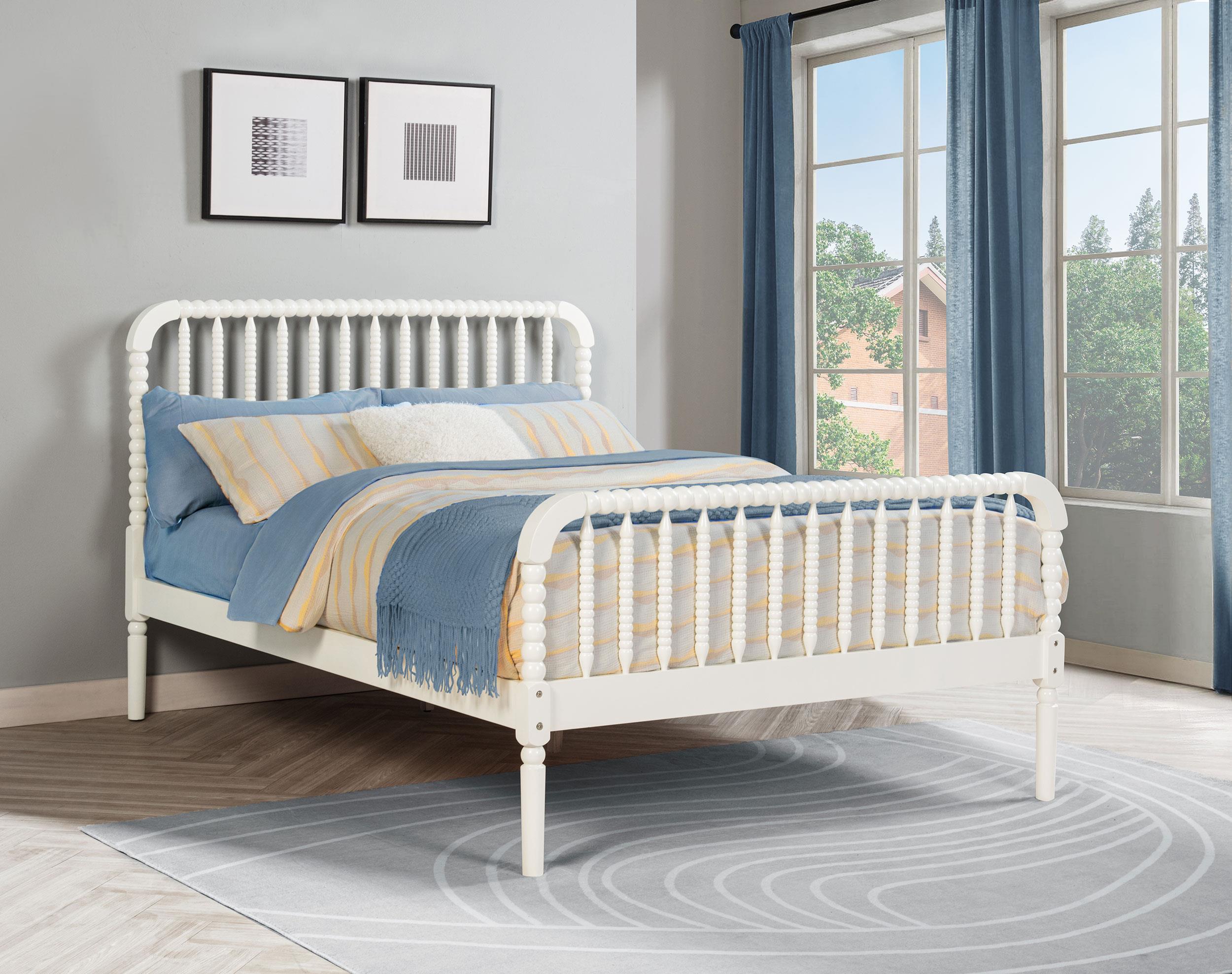 Coaster - 400415F - Jones Wood Full Open Frame Bed White-400415F ...