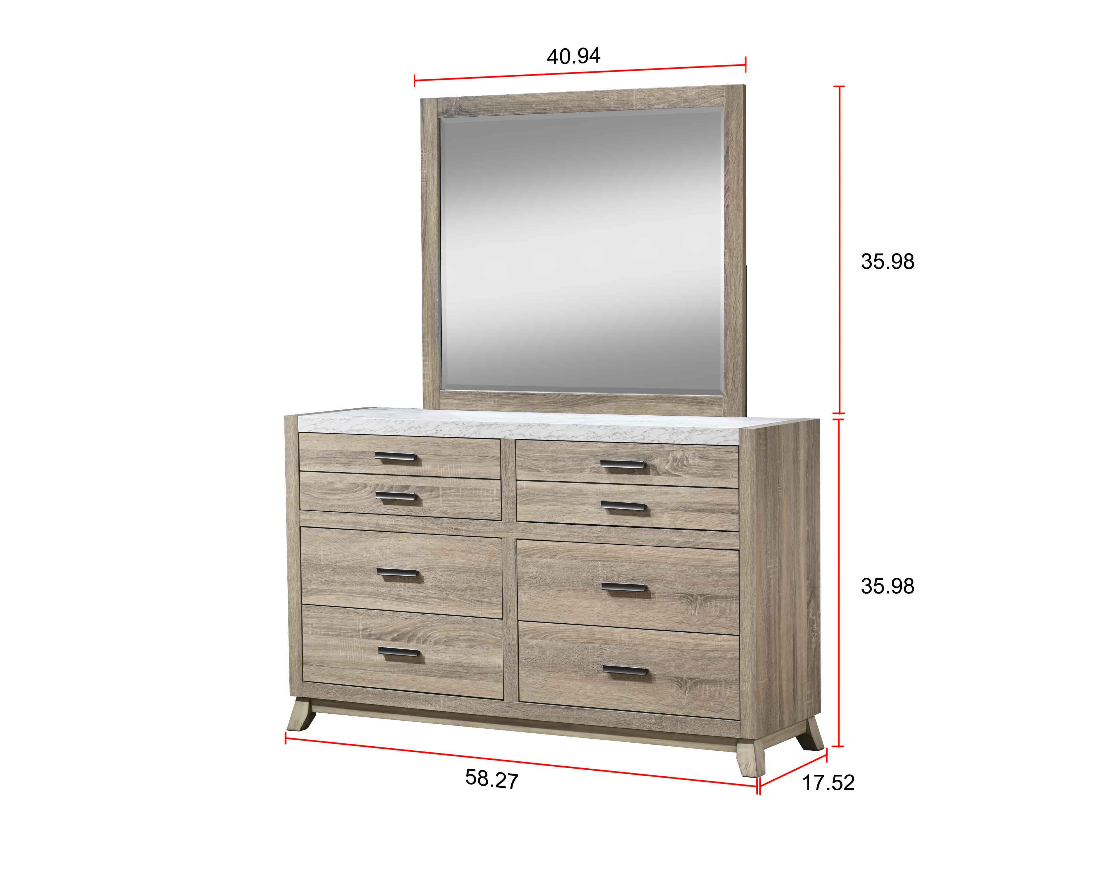Crown Mark Dressers Bedroom B3400-1 | Reese Warehouse