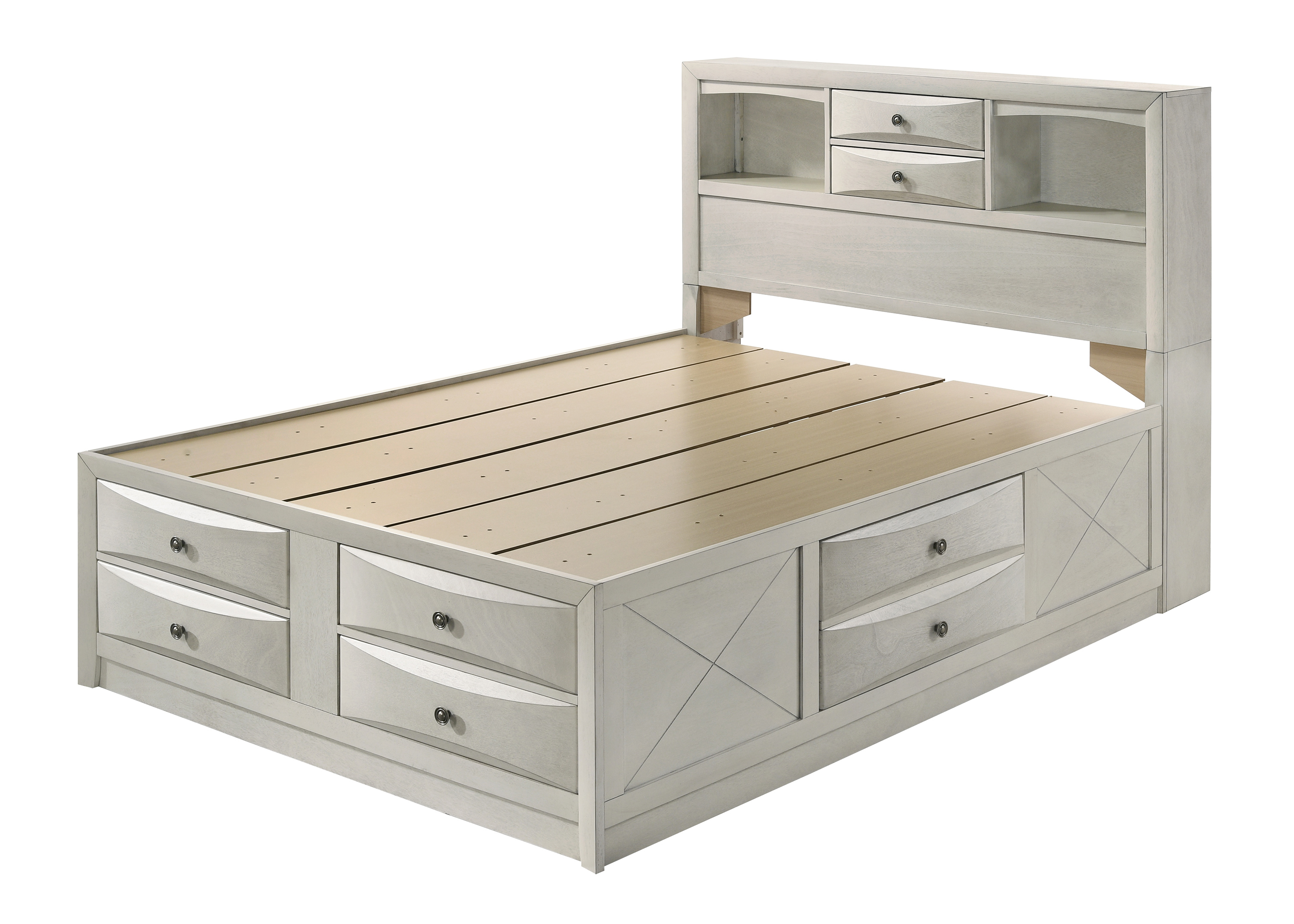 Crown Mark - B4255-Q-RAIL - Emily Queen Captains Bed Rail-B4255-Q-RAIL ...