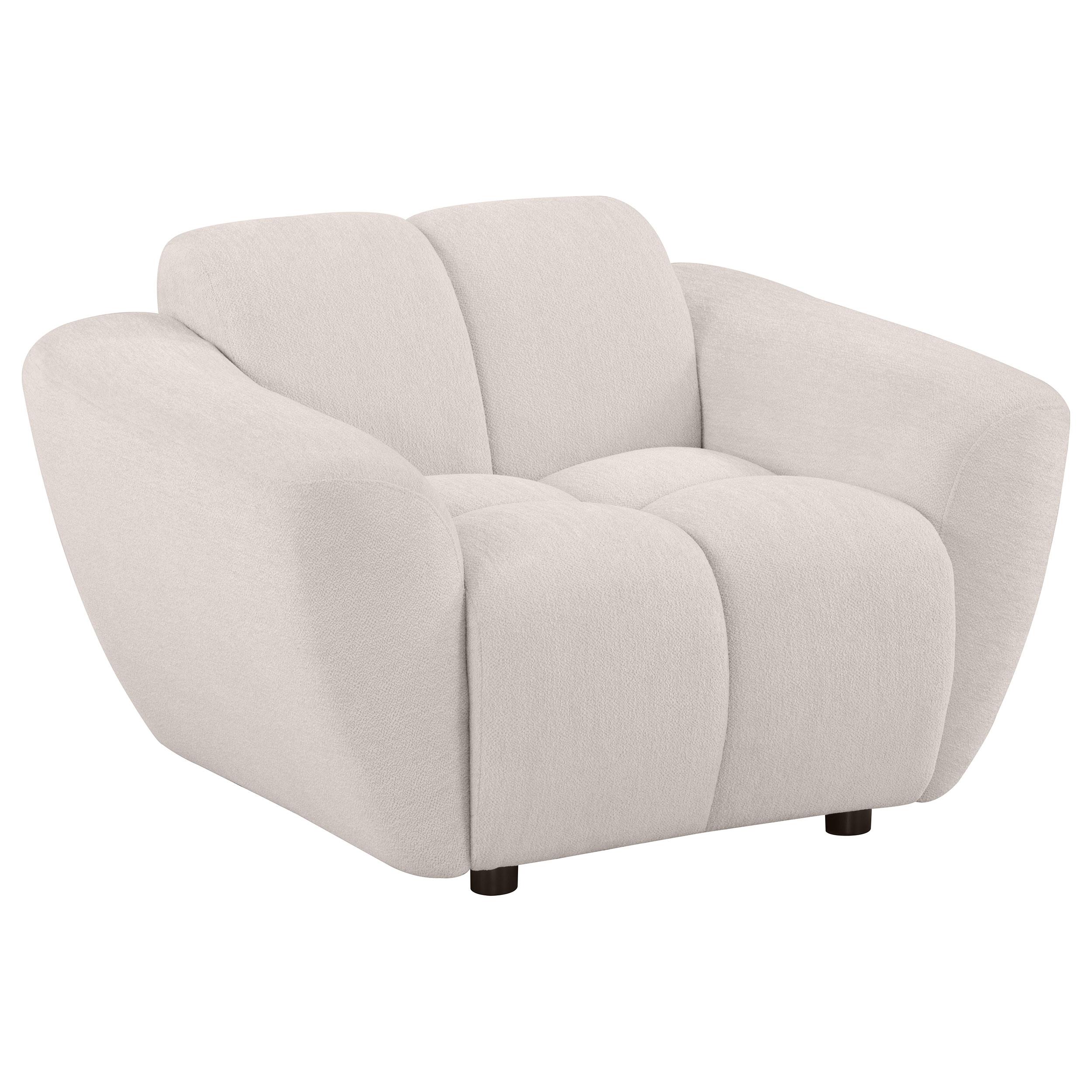 Coaster - 509303 - Destino Chenille Upholstered Splayed Arm Accent ...