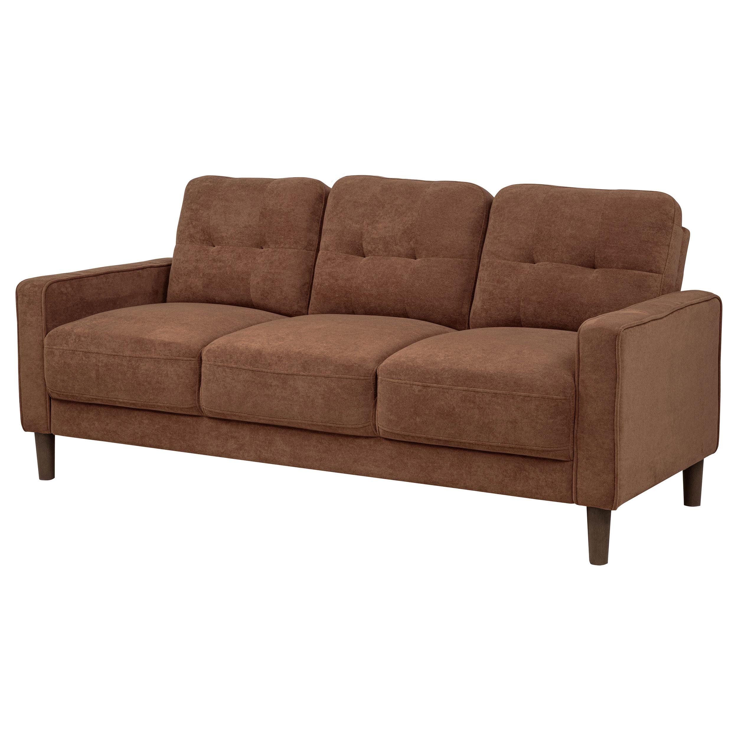 Coaster - 509971 - Bowen II Fabric Upholstered Track Arm Sofa Rust ...
