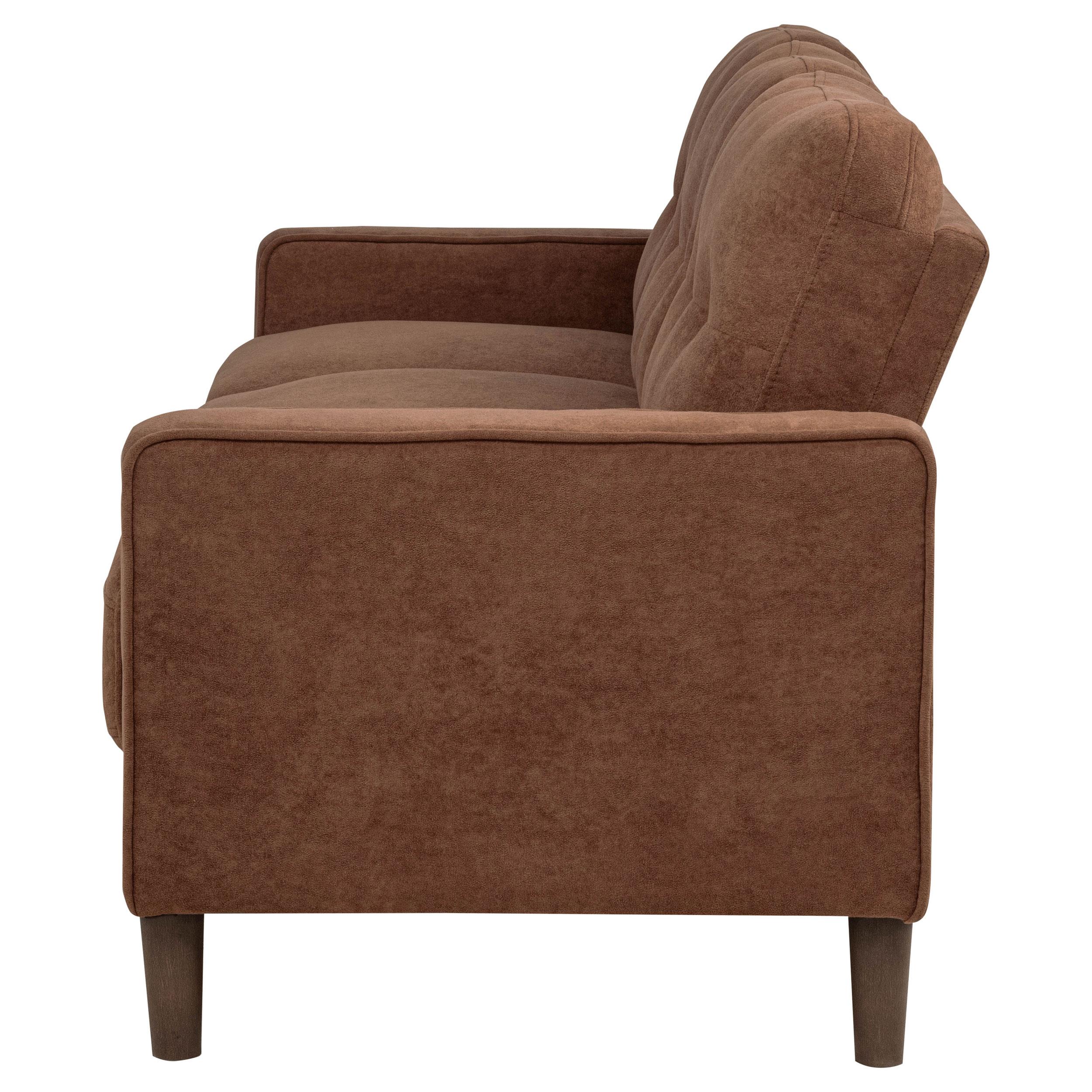 Coaster - 509971 - Bowen II Fabric Upholstered Track Arm Sofa Rust ...