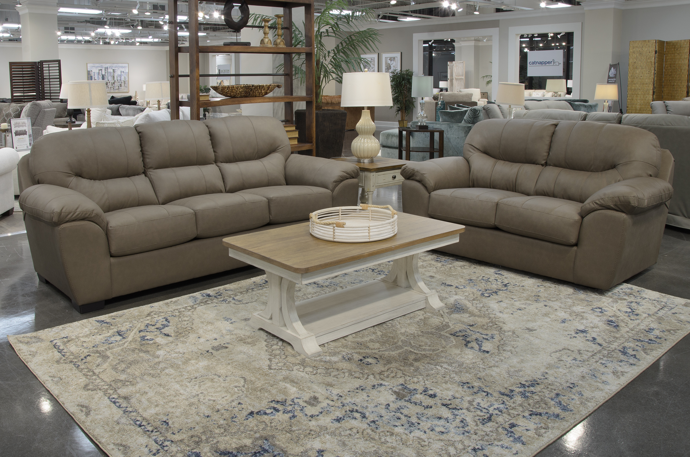 Jackson Furniture - 245323 1468-19 - Dutton Sofa W/Drop Down Table ...