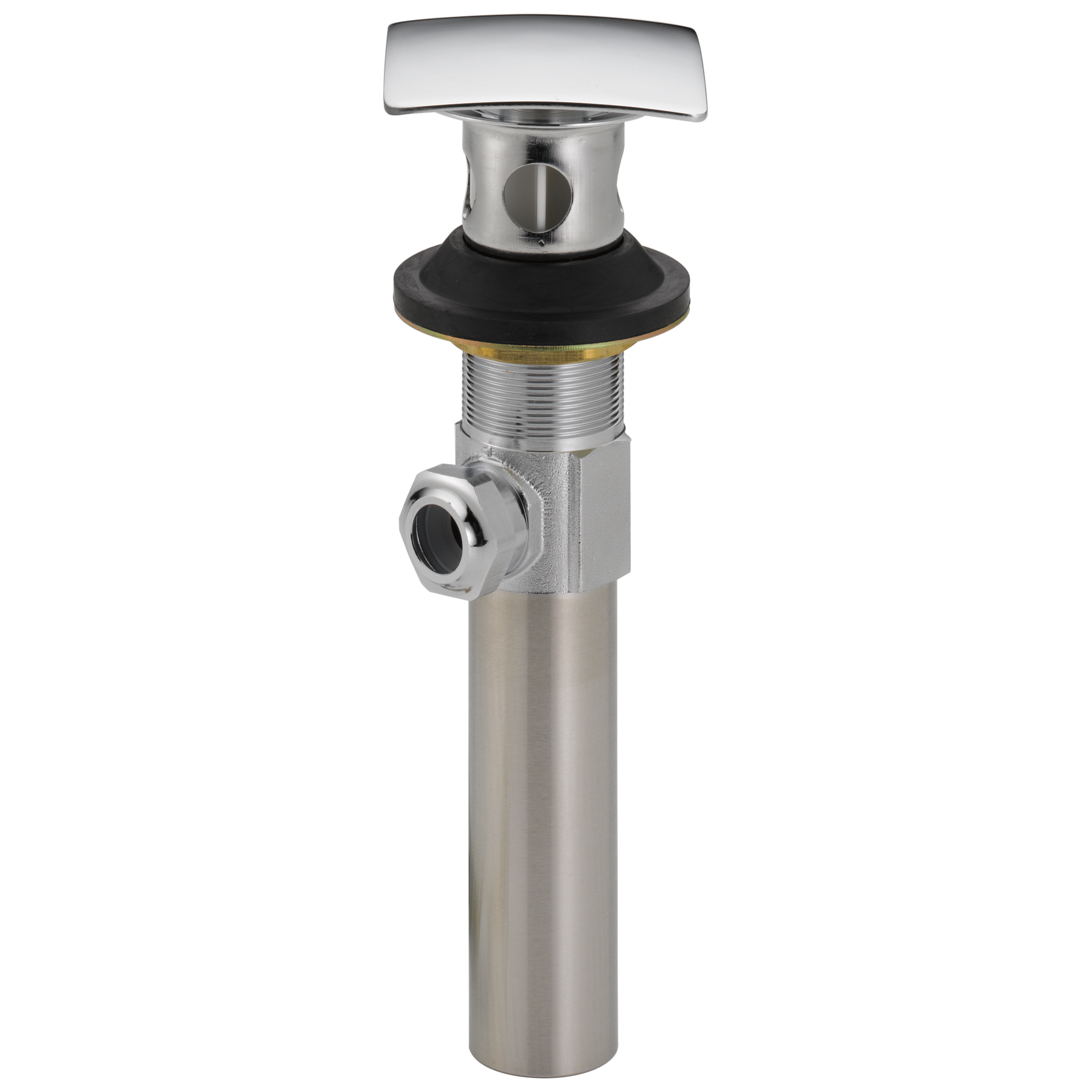 Delta - 72177-PN - Delta Other: Square Metal Pop-Up with Overflow-72177 ...