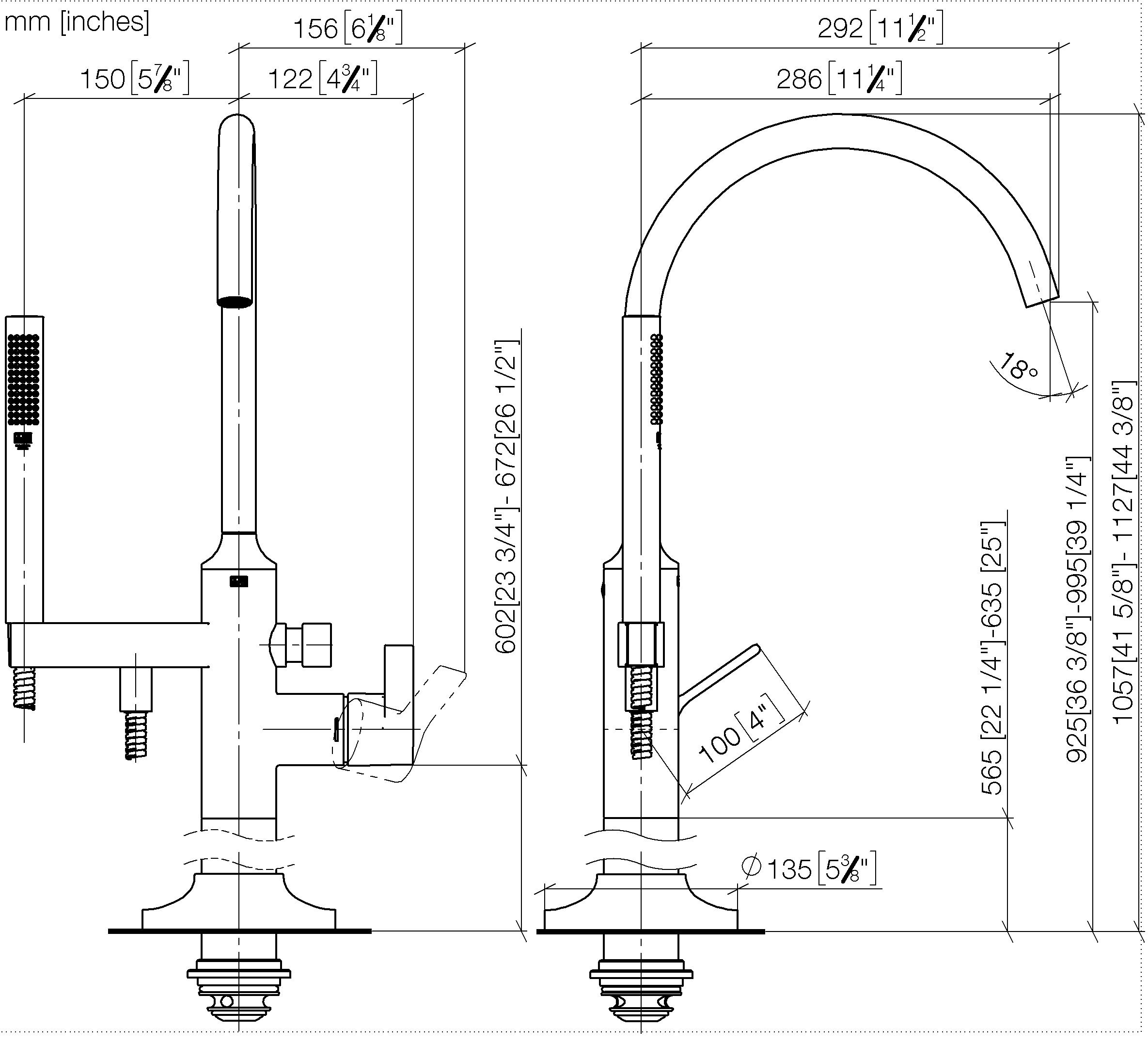 DornBracht - 25863809-99 - OPEN BOX - FREE STANDING TUB SPOUT-25863809 ...