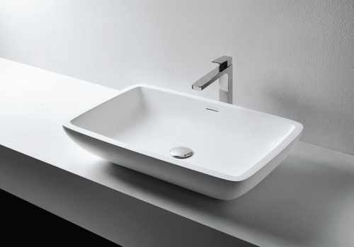 Claybrook - H33125 - Skye MarbleForm Countertop Basin with internal ...