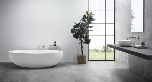 Claybrook - H31305 - Ellipse MarbleForm Standard Rim Bath-Small with ...