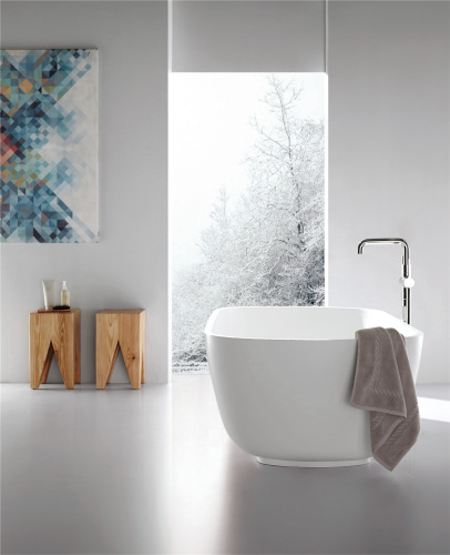 Claybrook - H30070 - Skye Tapered Rim MarbleForm Bath-Small with ...